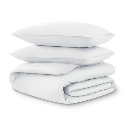 BARE HOME Tencel Lyocell Duvet Cover Set - White