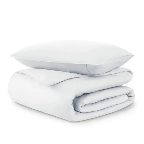 BARE HOME Tencel Lyocell Duvet Cover Set - White