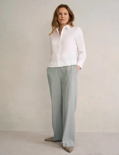 HOBBS LONDON Ellie Wide Leg Trousers