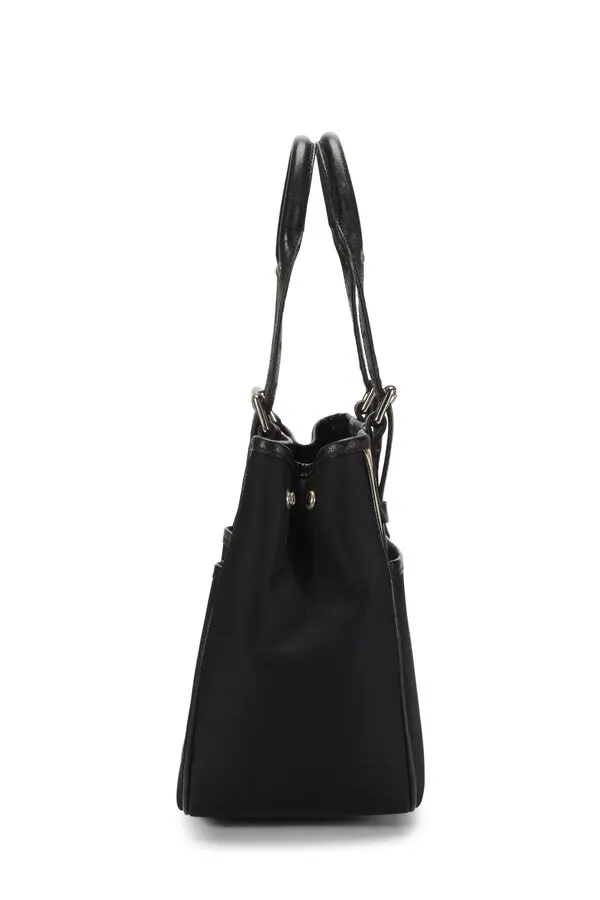 Burberry Nylon Handbag With House Check Trimming