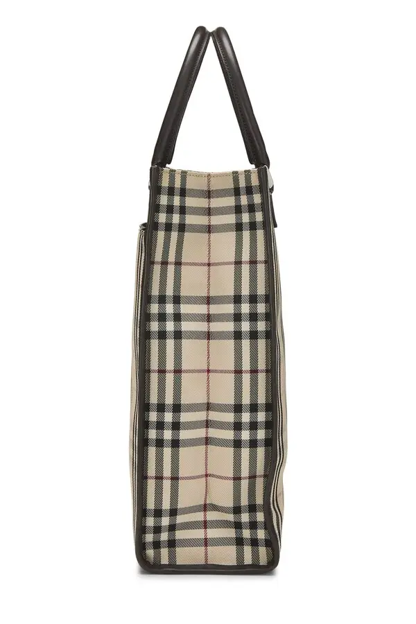 Burberry Check Vertical Tote