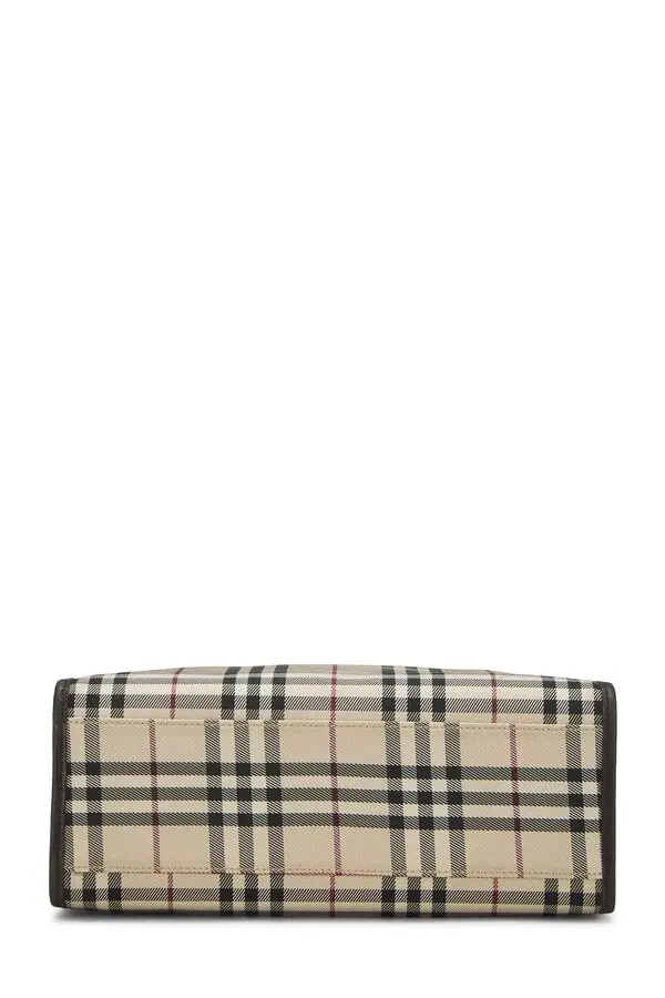 Burberry Check Vertical Tote