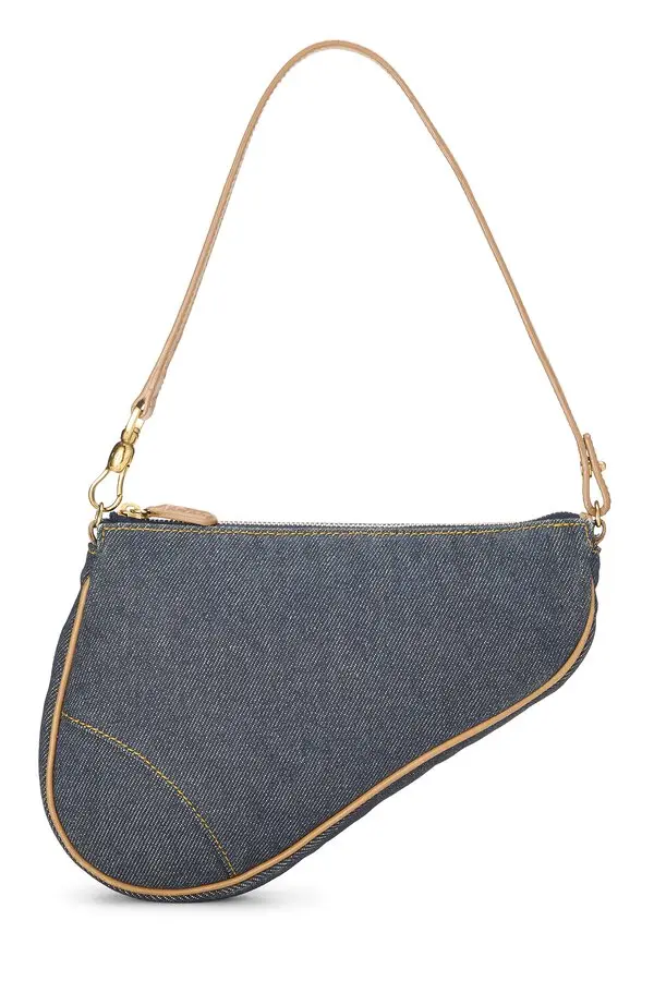 Dior Denim Saddle Bag