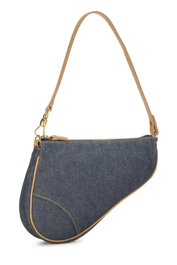 Dior Denim Saddle Bag
