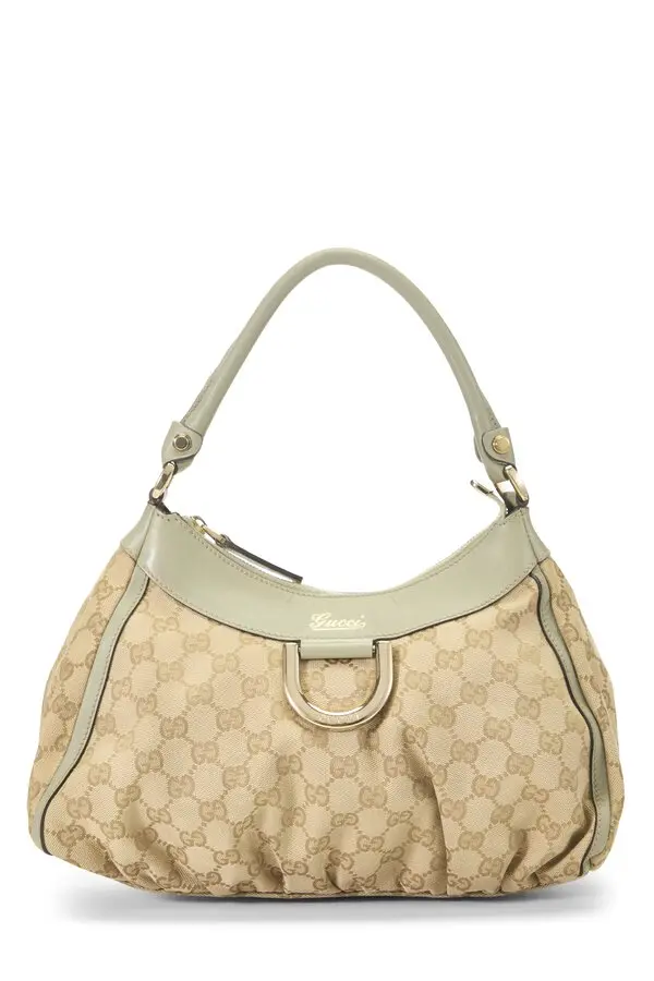 Gucci Original Gg D-ring Abbey Shoulder Bag - Green