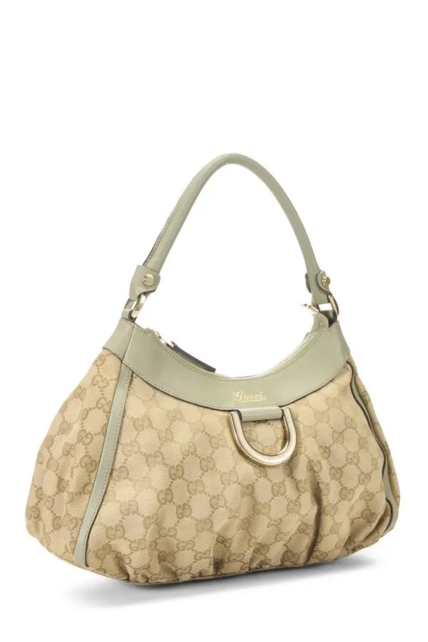Gucci Original Gg D-ring Abbey Shoulder Bag - Green