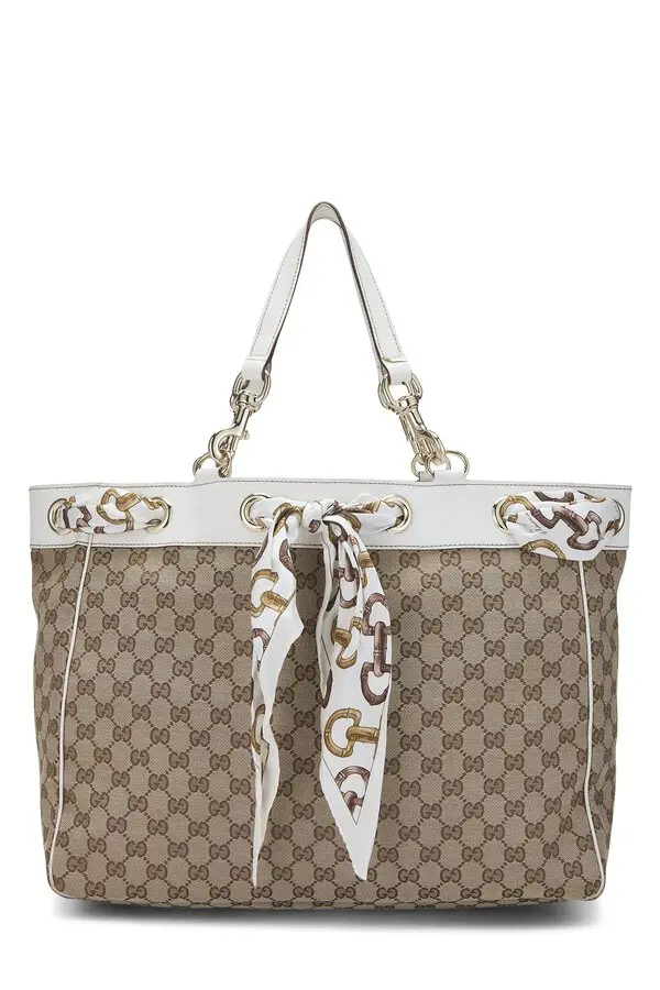 Gucci Original Gg Positano Tote - White