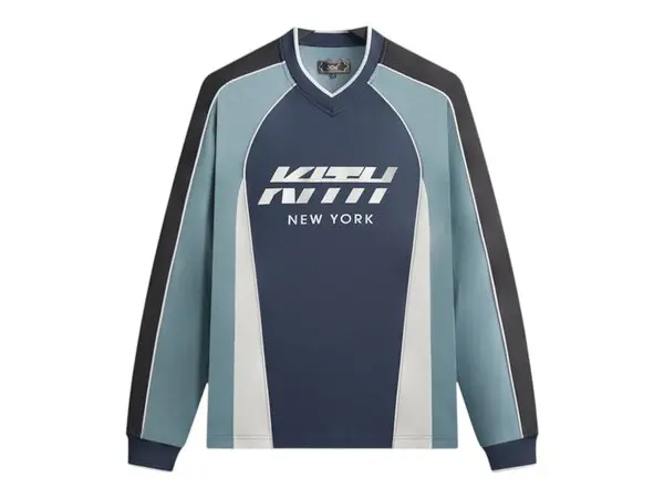 Kith Malik Long Sleeve Mesh Jersey - Nocturnal