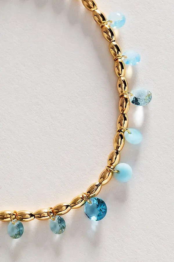 Anthropologie Floatg Crystal Bracelet