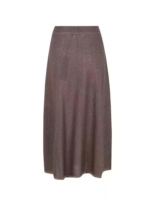 D.exterior A-line Maxi Skirt - Brown