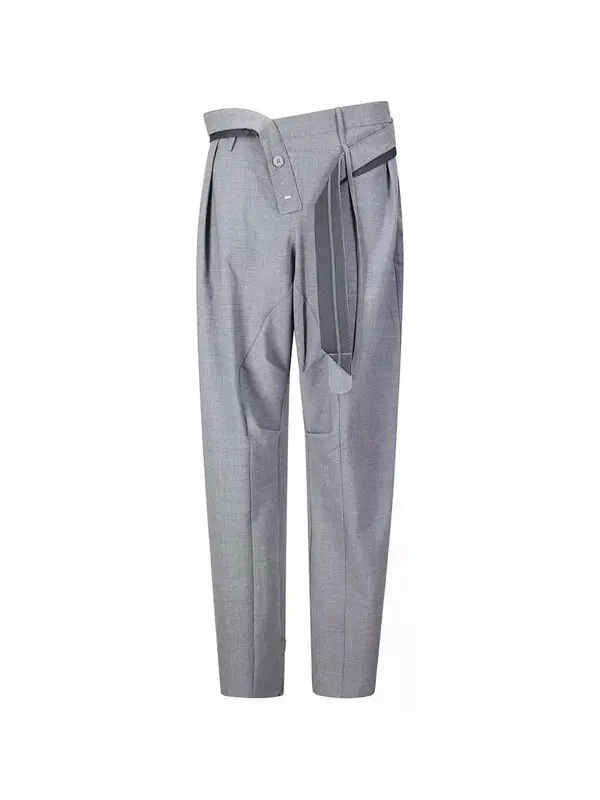 Ottolinger Strapped Baggy Trousers - Grey