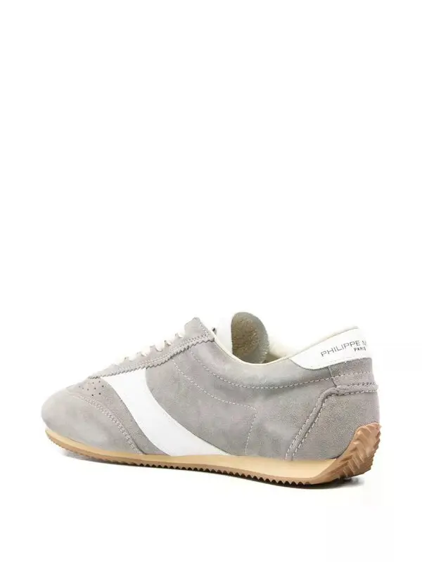 Philippe Model Panelled Leather Sneakers - Grey