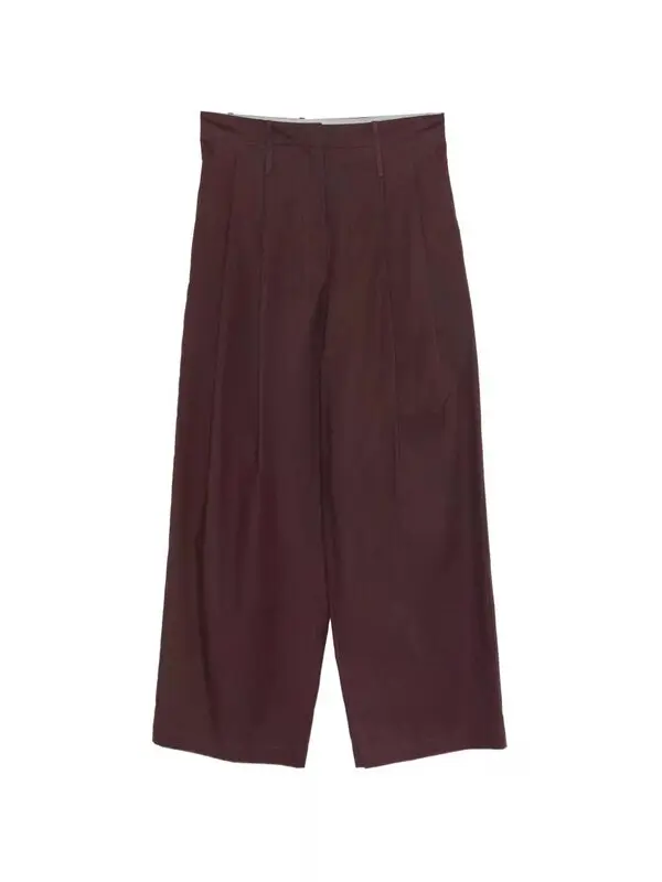 ALYSI Pleated Trousers - Purple