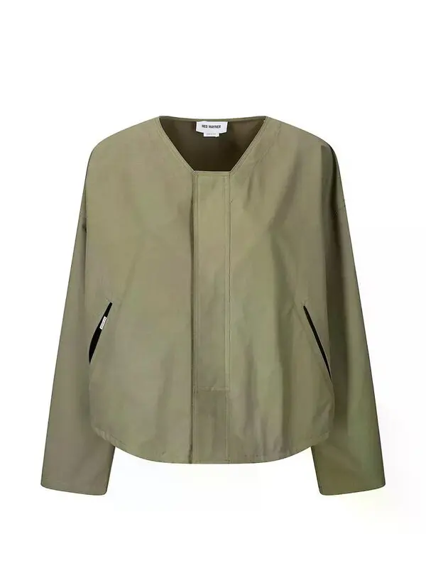 HED MAYNER Collared Blouson Jacket - Green