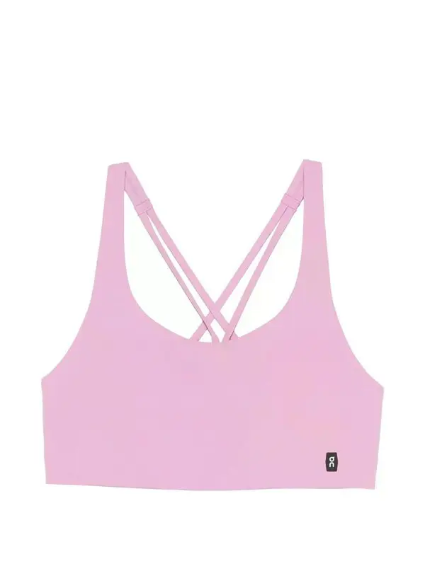 On Crossover Strap Bra - Pink
