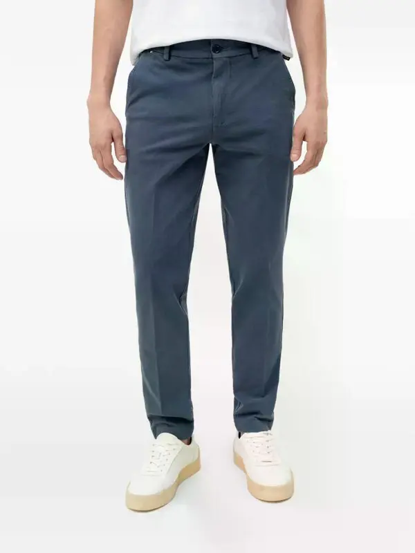 BOSS Button-fastening Trousers - Blue