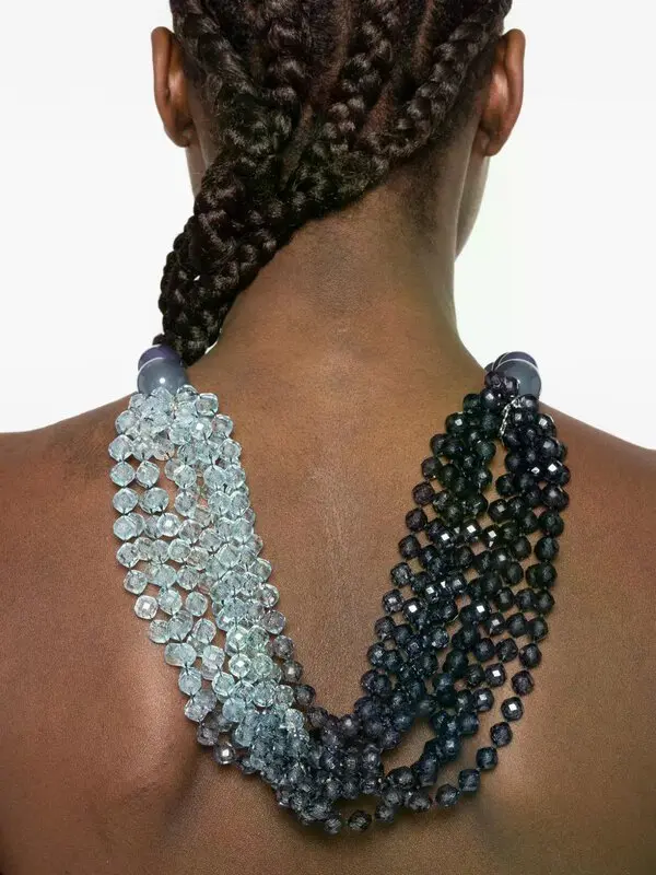 Emporio Armani Beaded Necklace - Blue