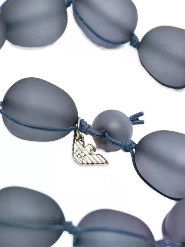 Emporio Armani Beaded Necklace - Blue