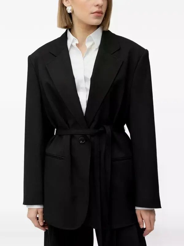 BOSS Belted Blazer - Black