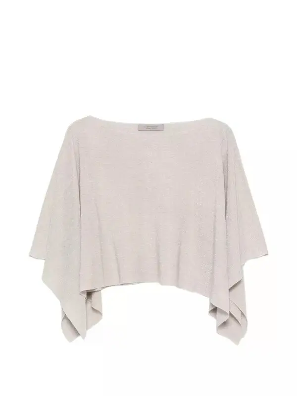 D.exterior Boat-neck Bolero - Neutrals