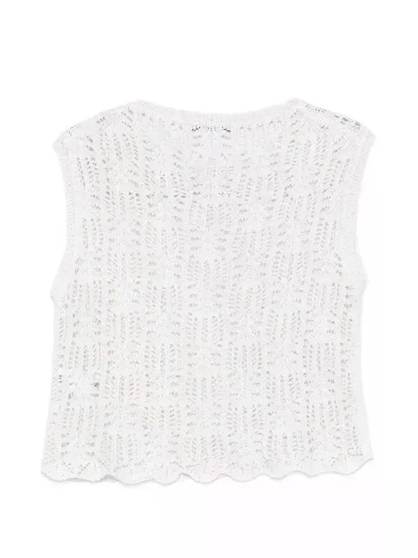 D.exterior Crochet Top