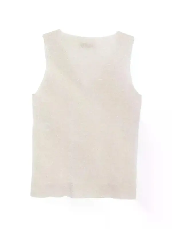 D.exterior V-neck Tank Top