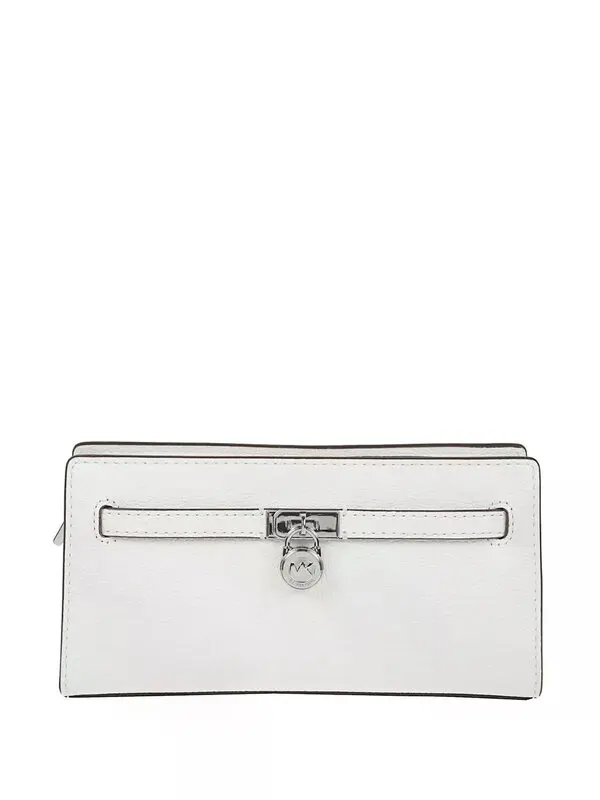Michael Kors Small Hamilton Moderne Padlock-detail Satchel - White