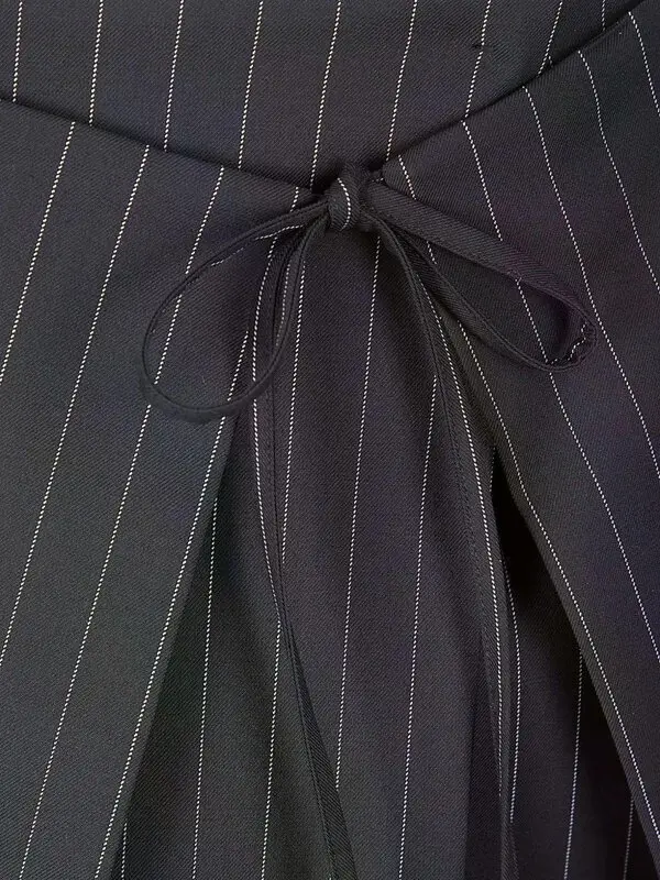 Sportmax Fatti Pinstripe Mini Skirt - Grey