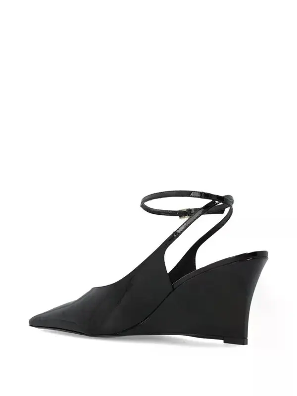 BLACK SUEDE STUDIO 70mm Eliana Pumps