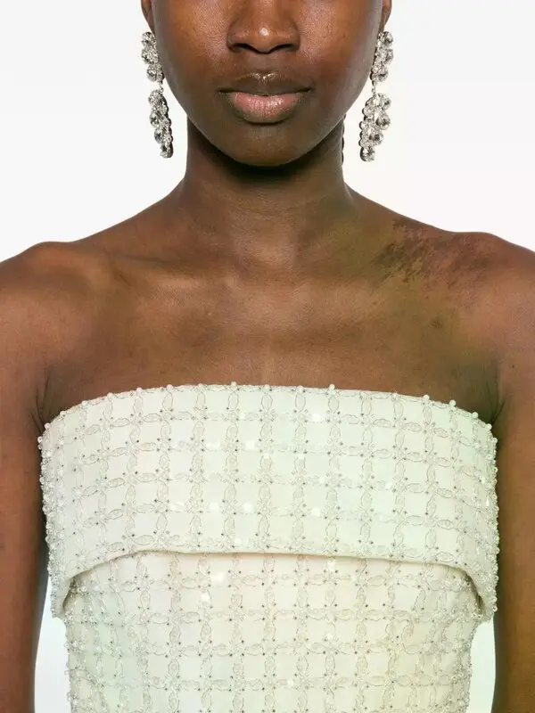 Elie Saab Sequin Embellished Maxi Dress