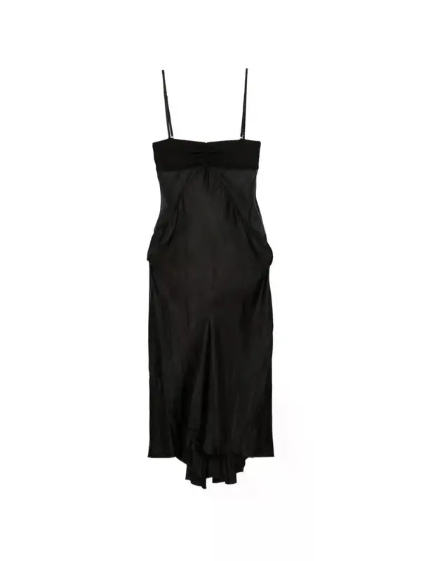 Rick Owens Sleeveless Midi Dress - Black