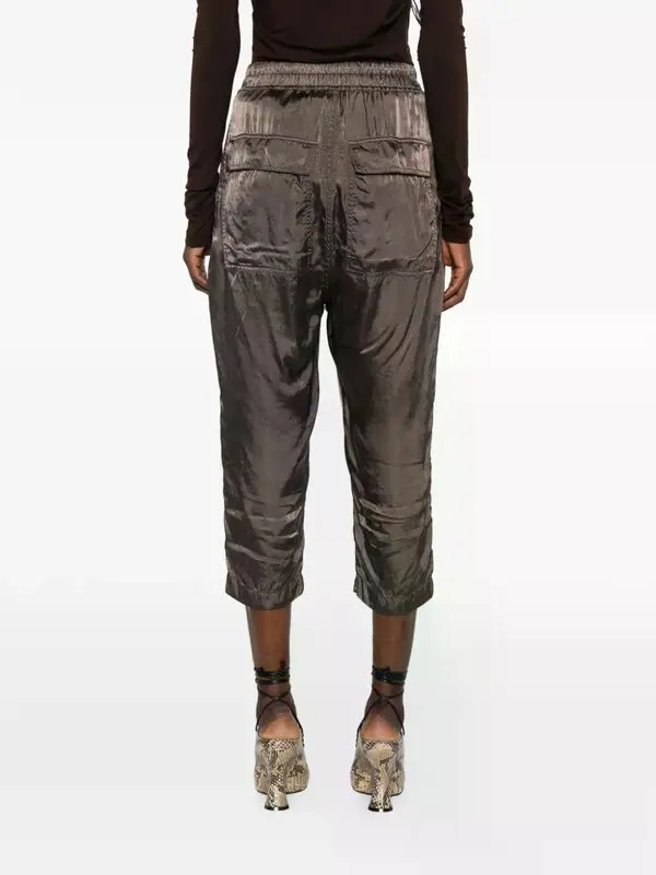 Rick Owens Drawstring-fastening Cropped Trousers