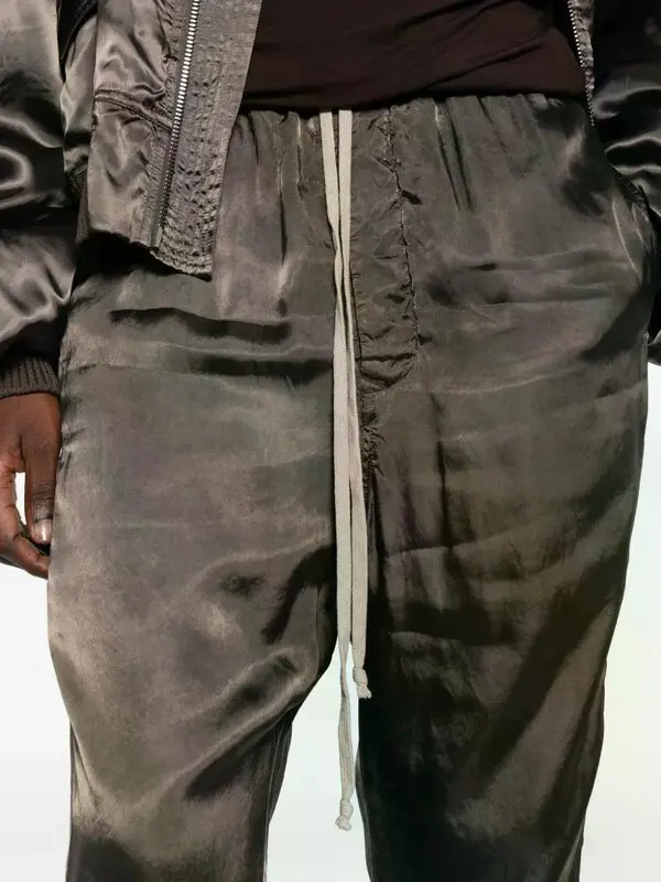 Rick Owens Drawstring-fastening Cropped Trousers