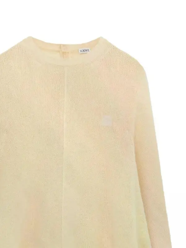 Loewe Logo Cashmere Sweater - Neutrals