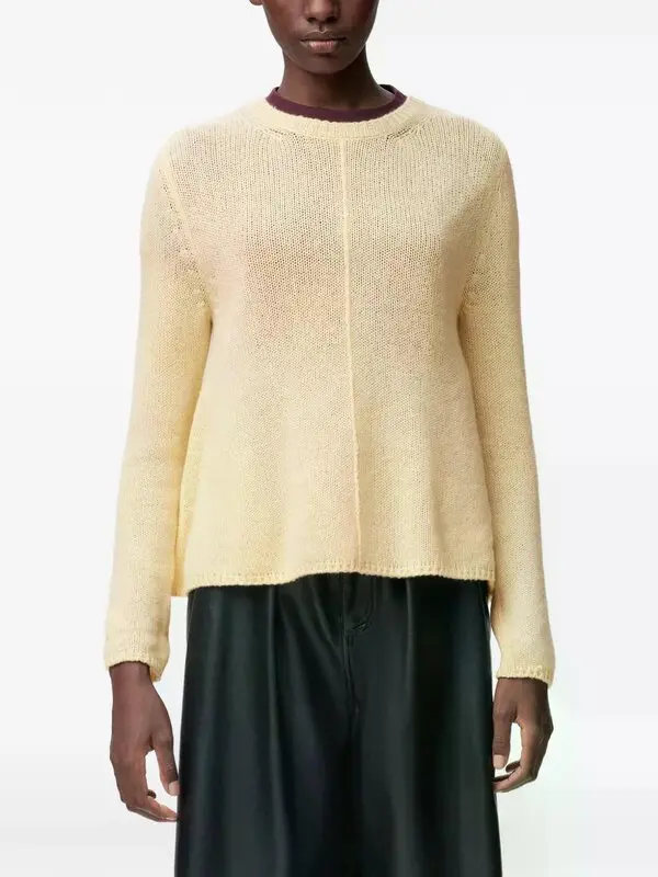 Loewe Logo Cashmere Sweater - Neutrals