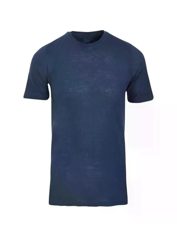 120% Lino Short-sleeve T-shirt - Blue