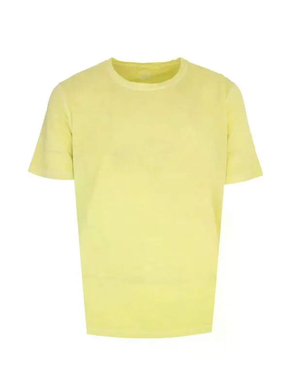 120% Lino Short Sleeve T-shirt - Yellow
