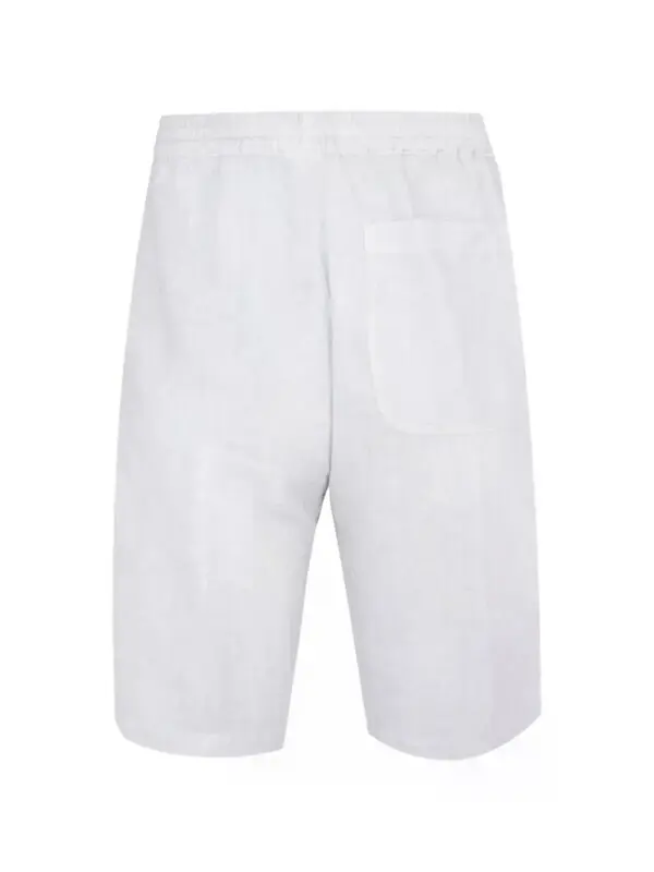120% Lino Drawstring Bermuda Shorts