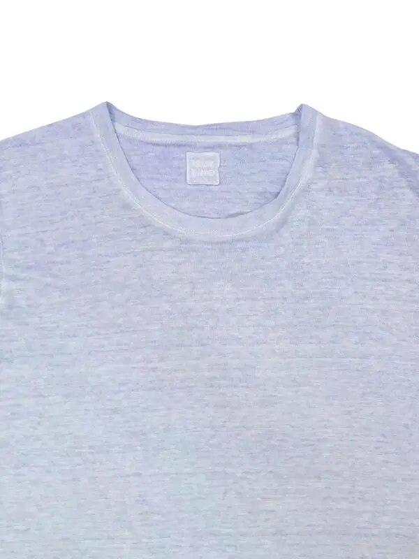 120% Lino Short-sleeve T-shirt - Blue
