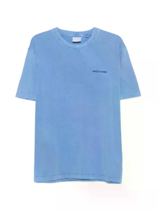 DAILY PAPER Logo Detail T-shirt - Blue