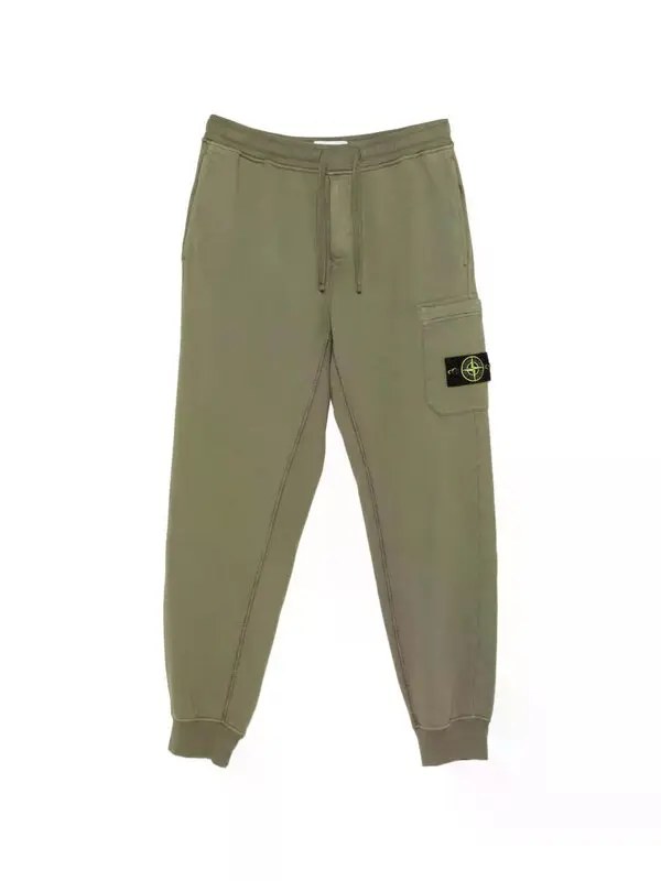 Stone Island Drawstring Cargo Trousers - Green