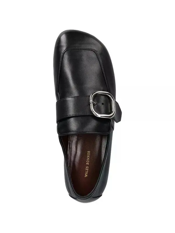 WALES BONNER Buckle Strap Loafers