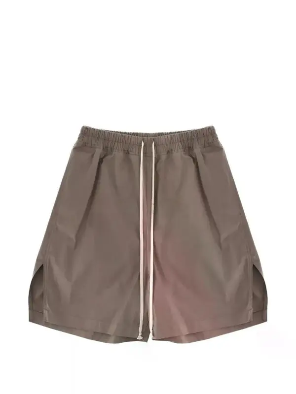 Rick Owens Drawstring-fastening Split Shorts - Neutrals