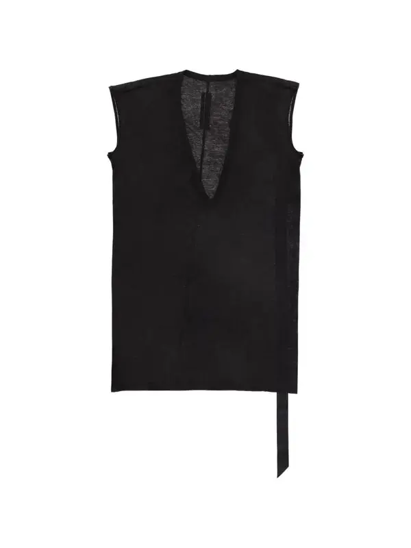 Rick Owens Dylan Sleeveless T-shirt - Black
