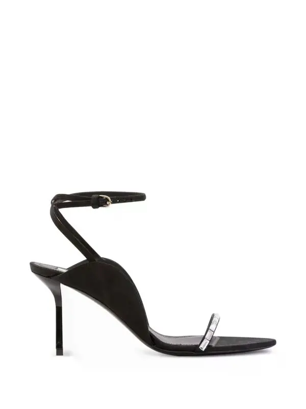Victoria Beckham Embellished Stiletto Sandals - Black