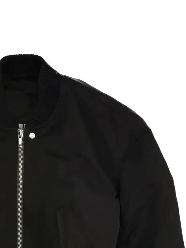 Rick Owens Zip-fastening Ribbed Bomber Jacket