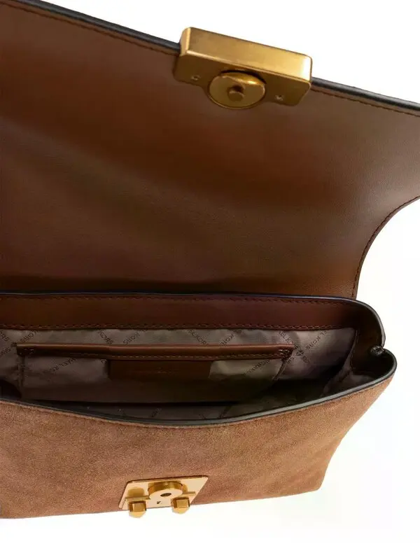 Michael Kors Tribeca Studded Top-handle Tote Bag - Brown