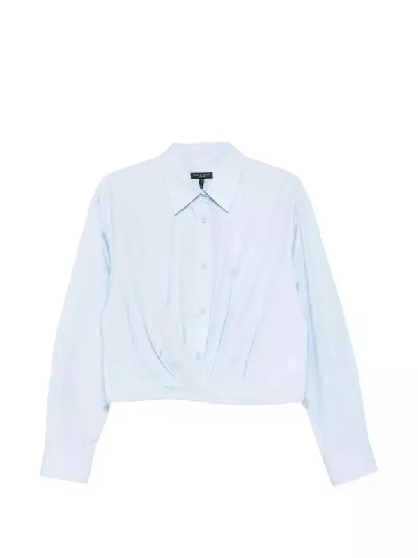 Rag & Bone Andy Twisted Shirt - Blue