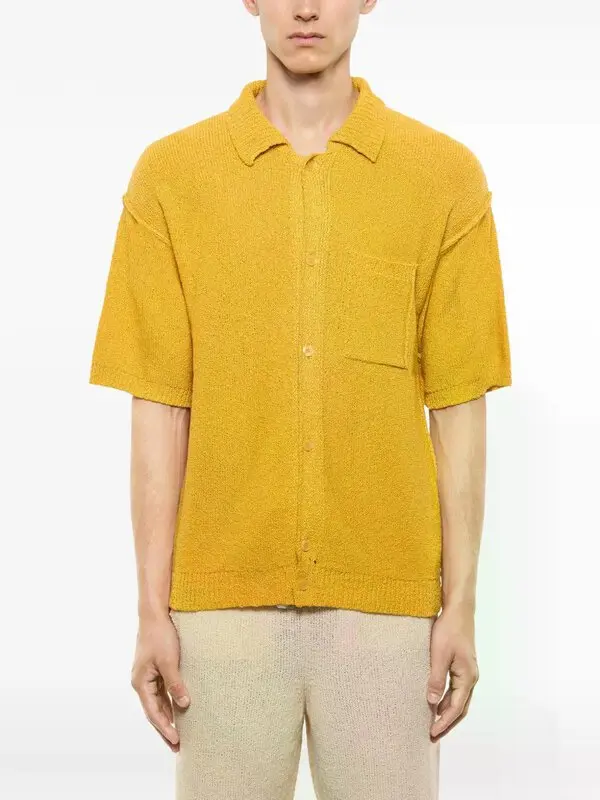 LANEUS Knitted Boxy Shirt