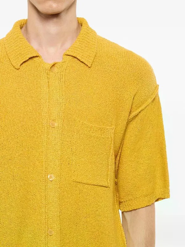 LANEUS Knitted Boxy Shirt